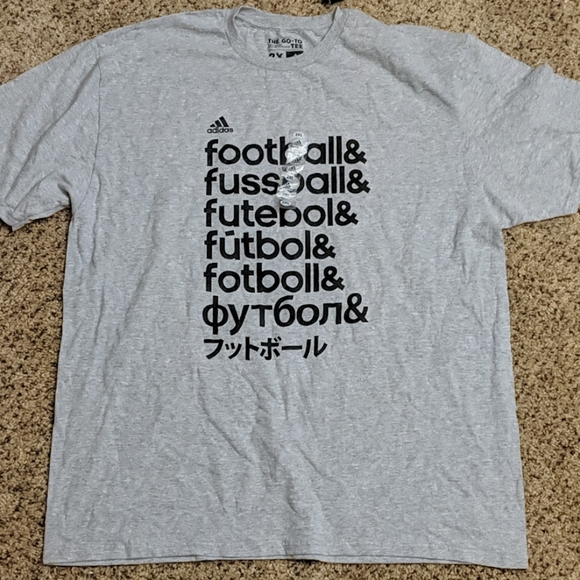 adidas | Shirts | Mens Adidas Soccer Tee | Poshmark
